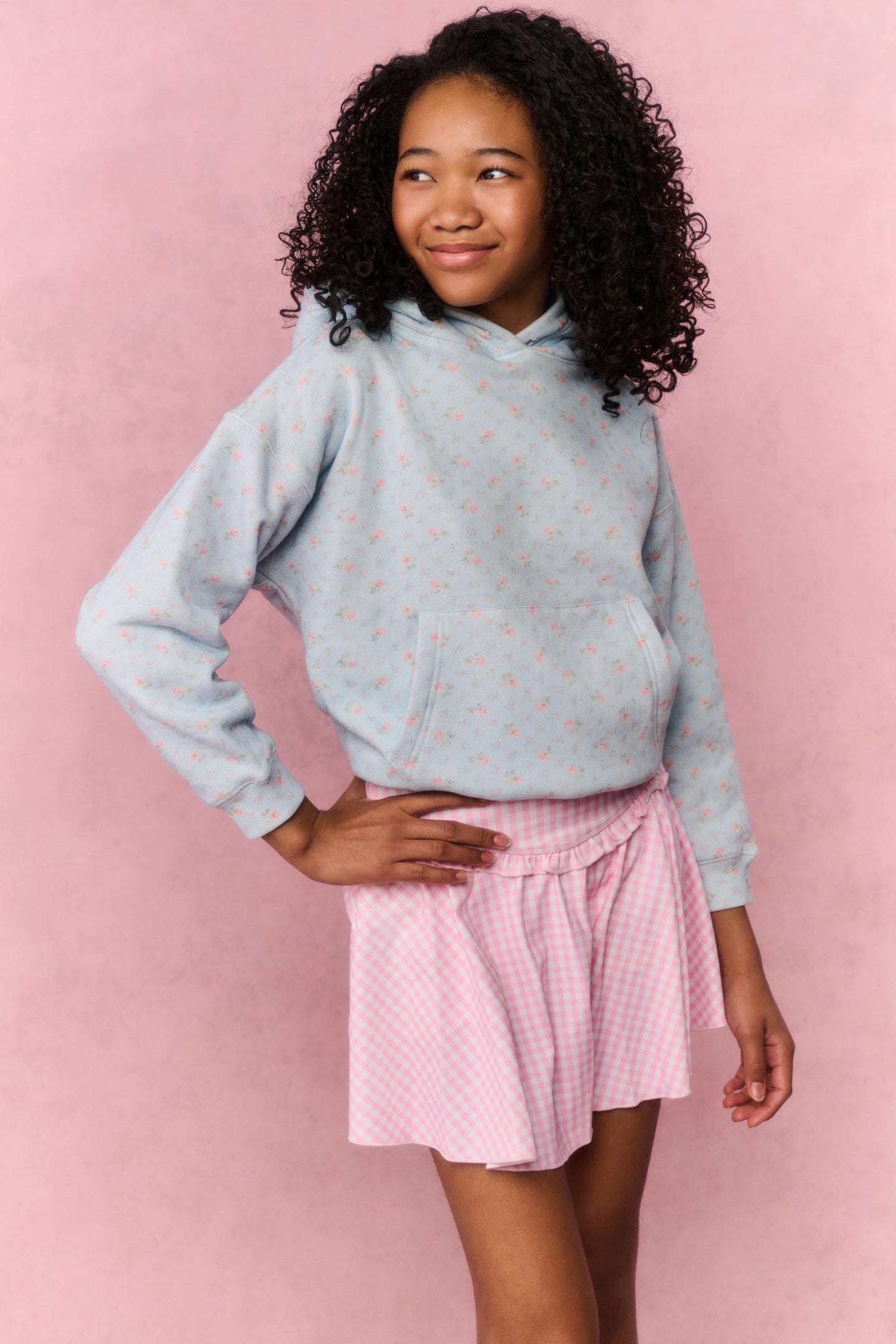 LOVESHACKFANCY Active Gingham Skort